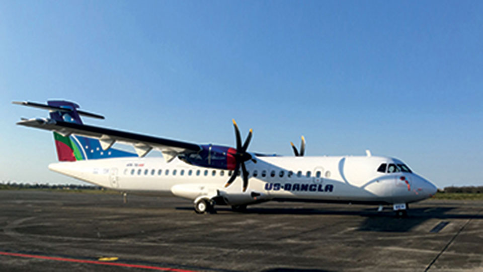 New ATR aircraft joins US-Bangla's fleet