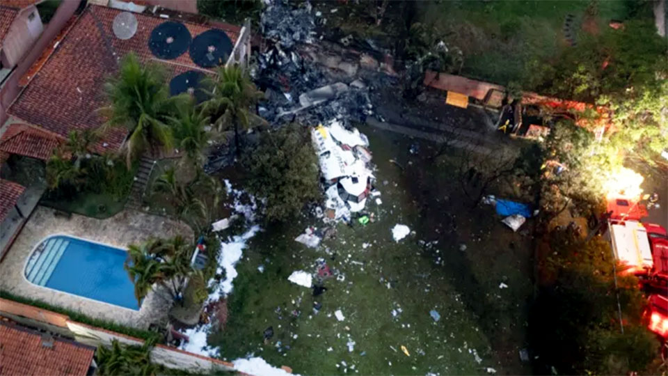 62 casualties over plane crash in Brazil's São Paulo