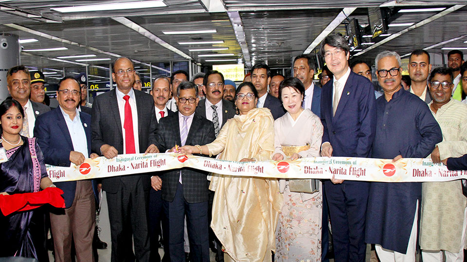 Biman’s maiden flight to Narita takes off